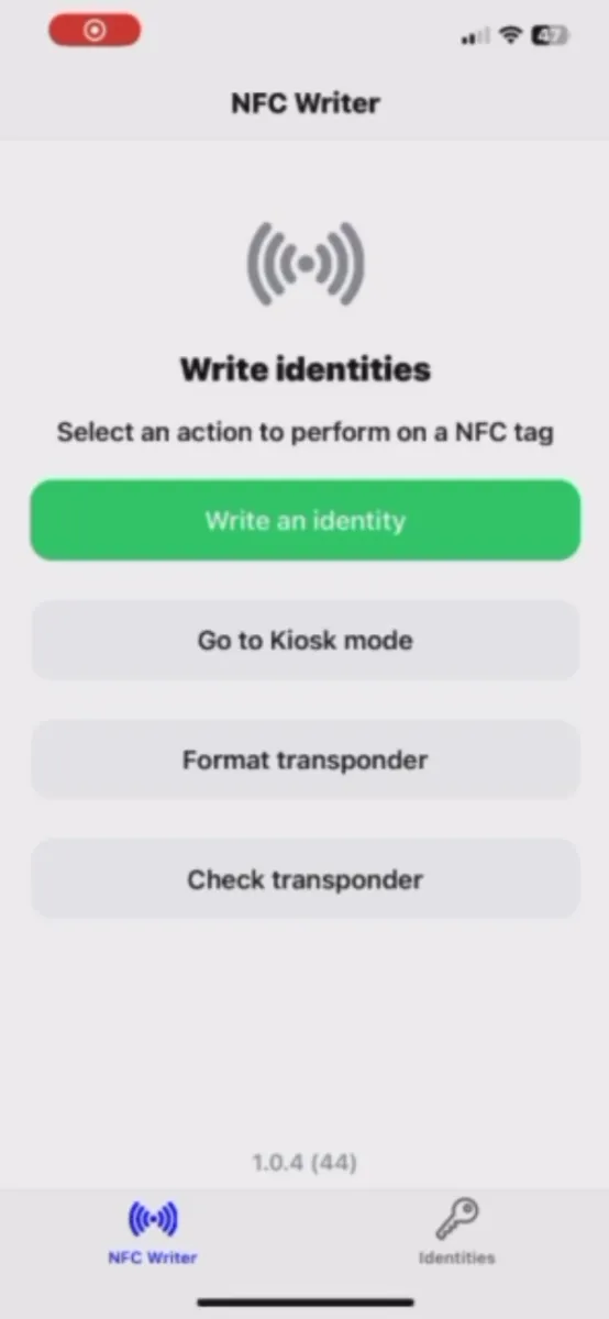 How to refresh NFC transponders? • BlueID